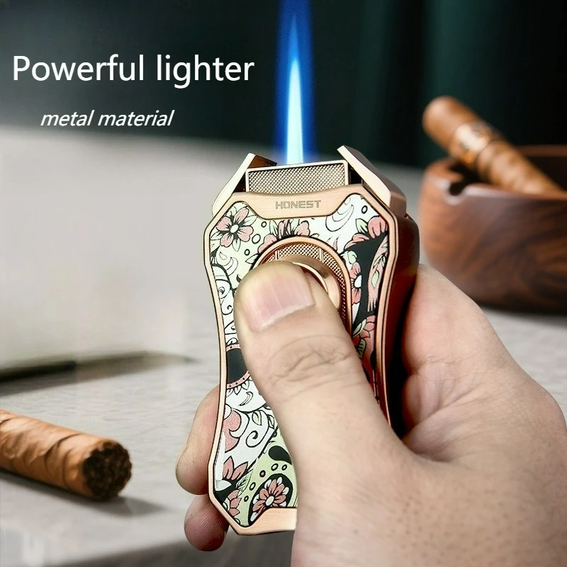 HONEST Baicheng Jinchan No.1 Inflatable Windproof Lighter with Cigar ...
