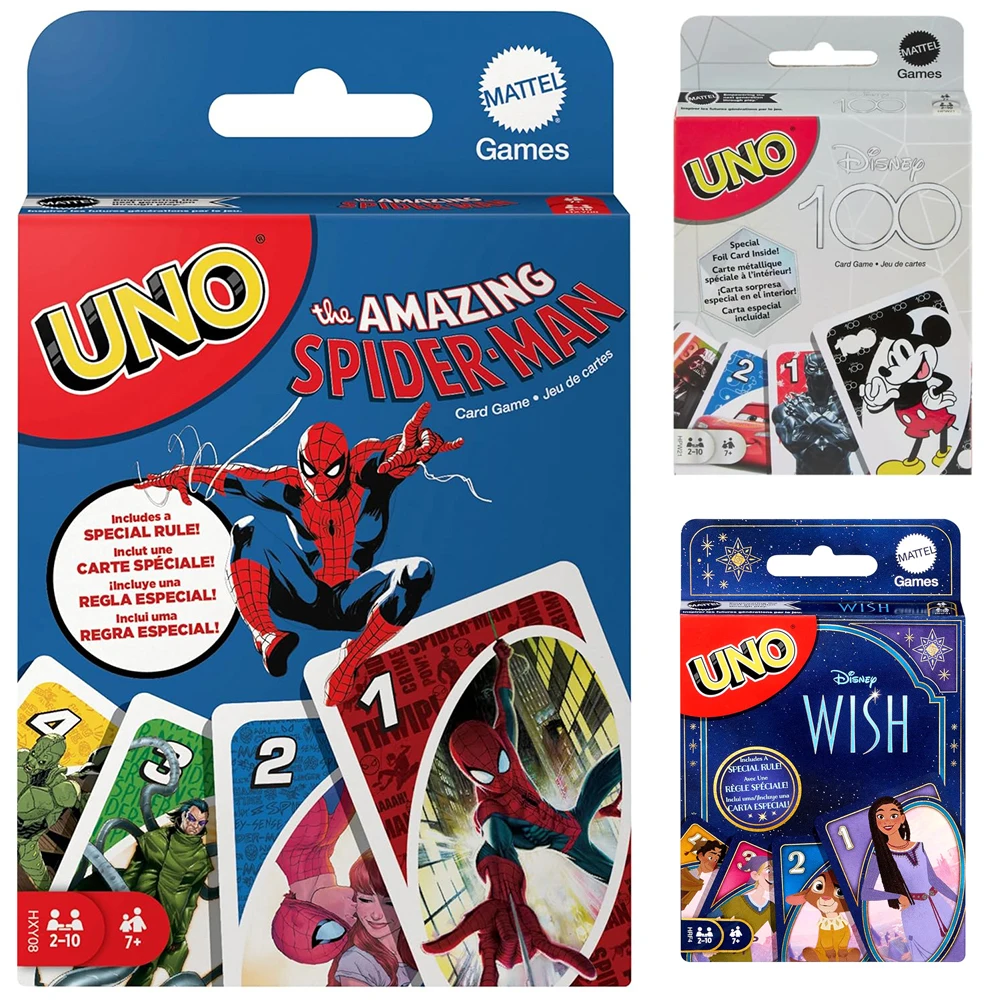 UNO-WISH-Spider-Man-Card-Game-Family-Party-Boardgame-Funny-Friends ...