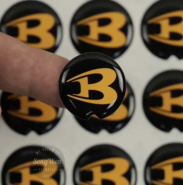 Customized epoxy resin durable brand logo strong adhesive dome 3D ...