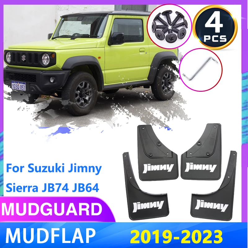Para suzuki jimny sierra jb74 jb64 2022 2019 ~ 2023 auto dianteiro traseiro roda para lamas ...