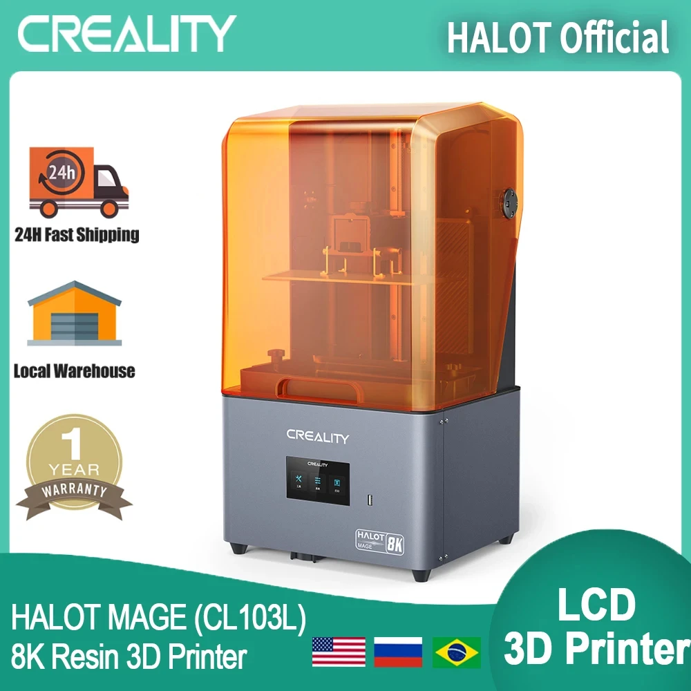 Creality-Halot-Mage-8K-Resin-3D-Printer-10-3-Monochrome-LCD-Screen-UV ...