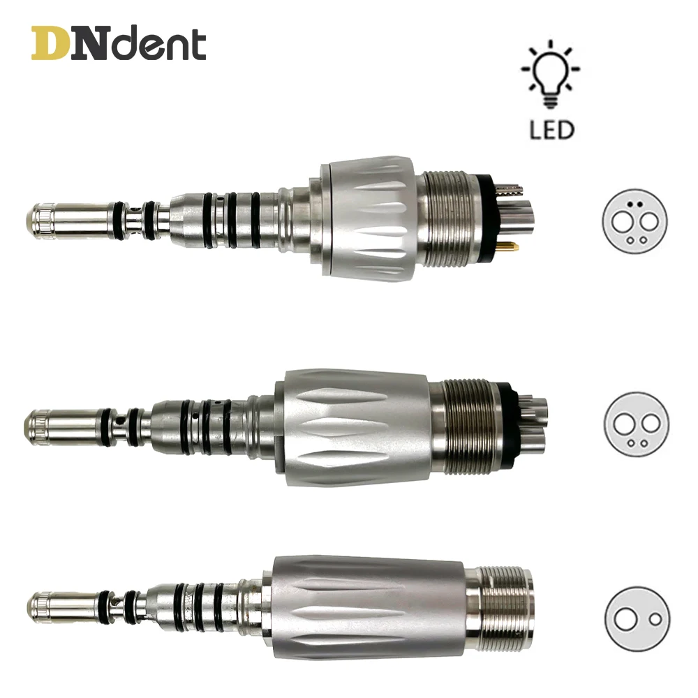 Dental LED Quick Coupler Coupling Fit Kavo Fiber Optic Handpiece 2hole ...