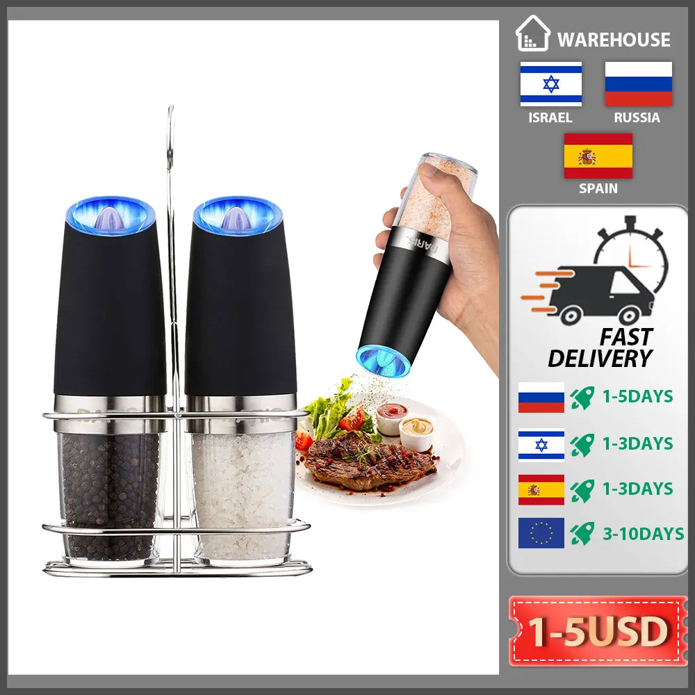 Automatic-Salt-and-Pepper-Grinder-with-LED-Light-Set-Gravity-Adjustable ...