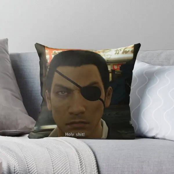 Yakuza-Majima-Holy-Sh-T-Printing-Throw-Pillow-Cover-Wedding-Throw-Hotel ...