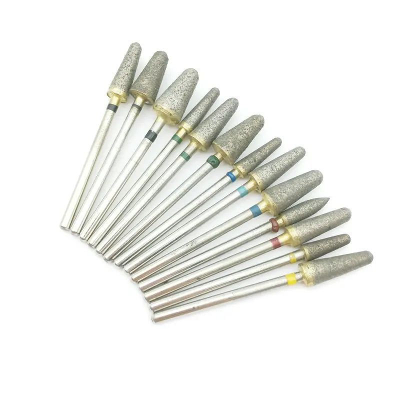2.35mm Shank Dental Diamond Fully Sintered Drill Bits Durable Grind or ...