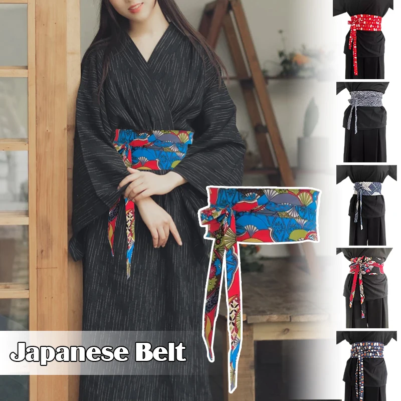 Traditional Japanese Kimono Obi Yukata Belt Cosplay Bow-knot Noble ...