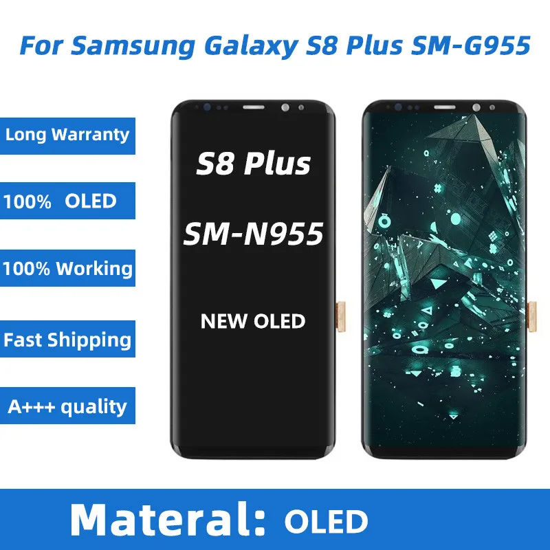 Super-OLED-LCD-For-SAMSUNG-Galaxy-S8-Plus-LCD-S8Plus-G955-G955F-LCD ...