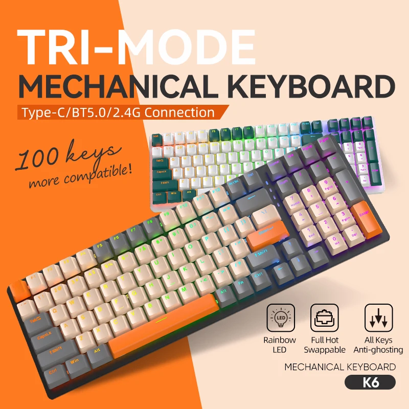 K6-Mechanical-Keyboard-Wireless-5-0-BT-2-4-Ghz-Wired-Three-Modes ...