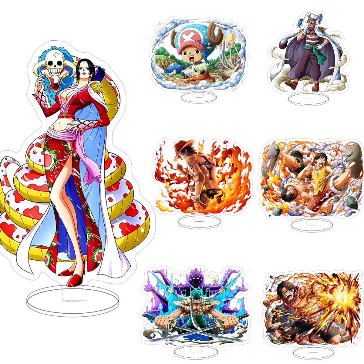 One-Piece-Acrylic-Stand-Luffy-Zoro-Ace-Usopp-Boa-Buggy-Edward-Robin ...