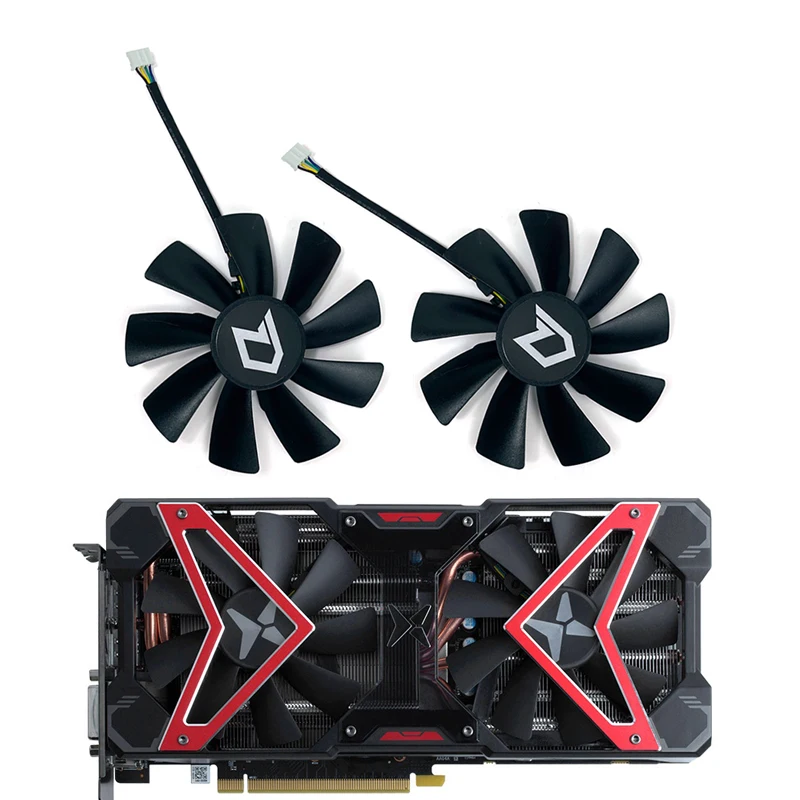 Nuevo ventilador de refrigeración de GPU de 100MM GAA8S2U DC 12V 4pin ...