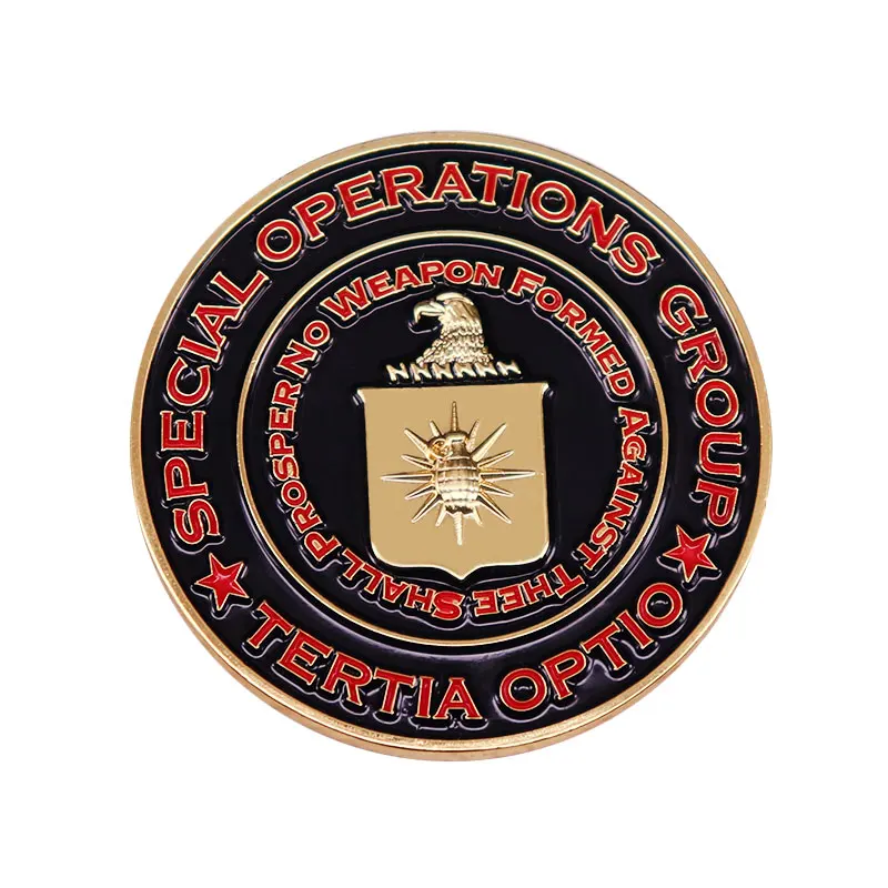 CIA NCS SPECIAL OPERATIONS GROUP TERTIA OPTIO CHALLENGE COIN Double-sided