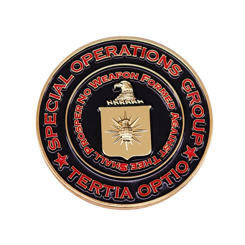 Cia Ncs - Special Operations Group Tertia Optio Challenge Coin ...