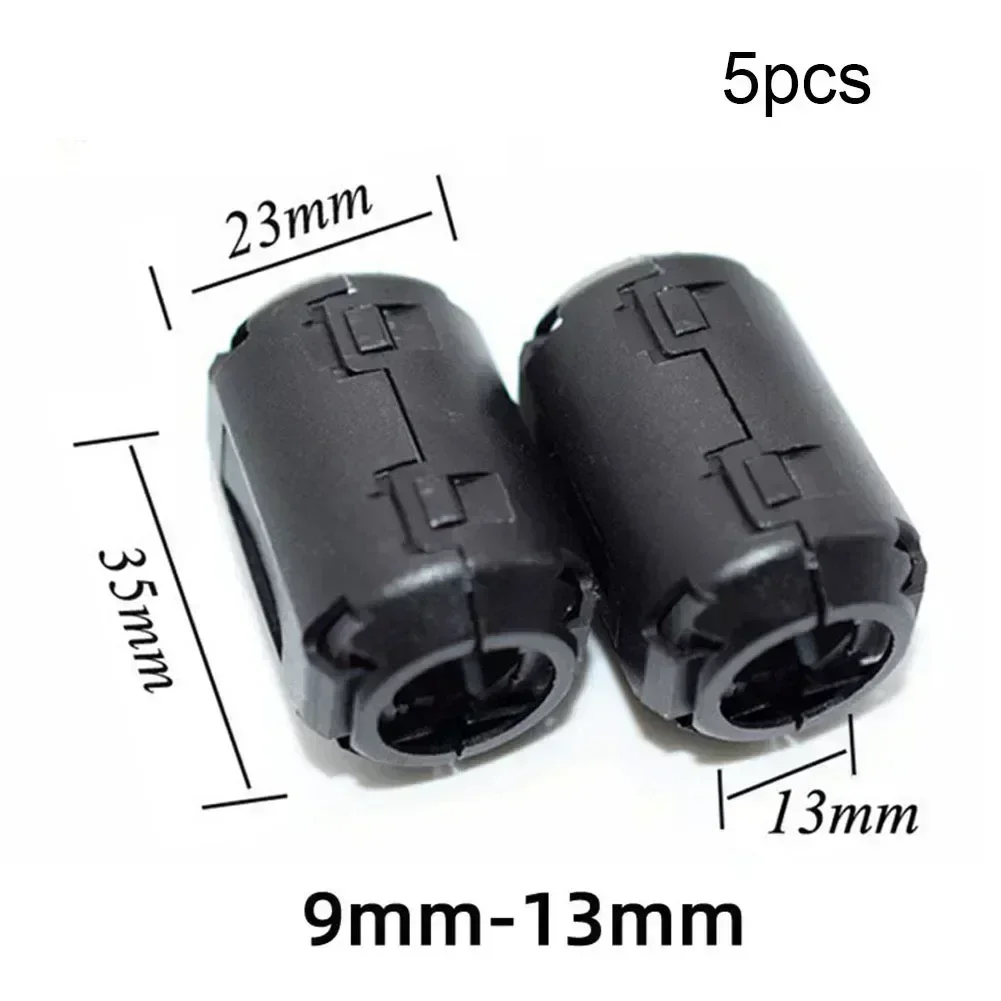 5Pcs 3.5/5/7/9/13mm Ferrite Core Noise Suppressor Filter Ring Cable ...