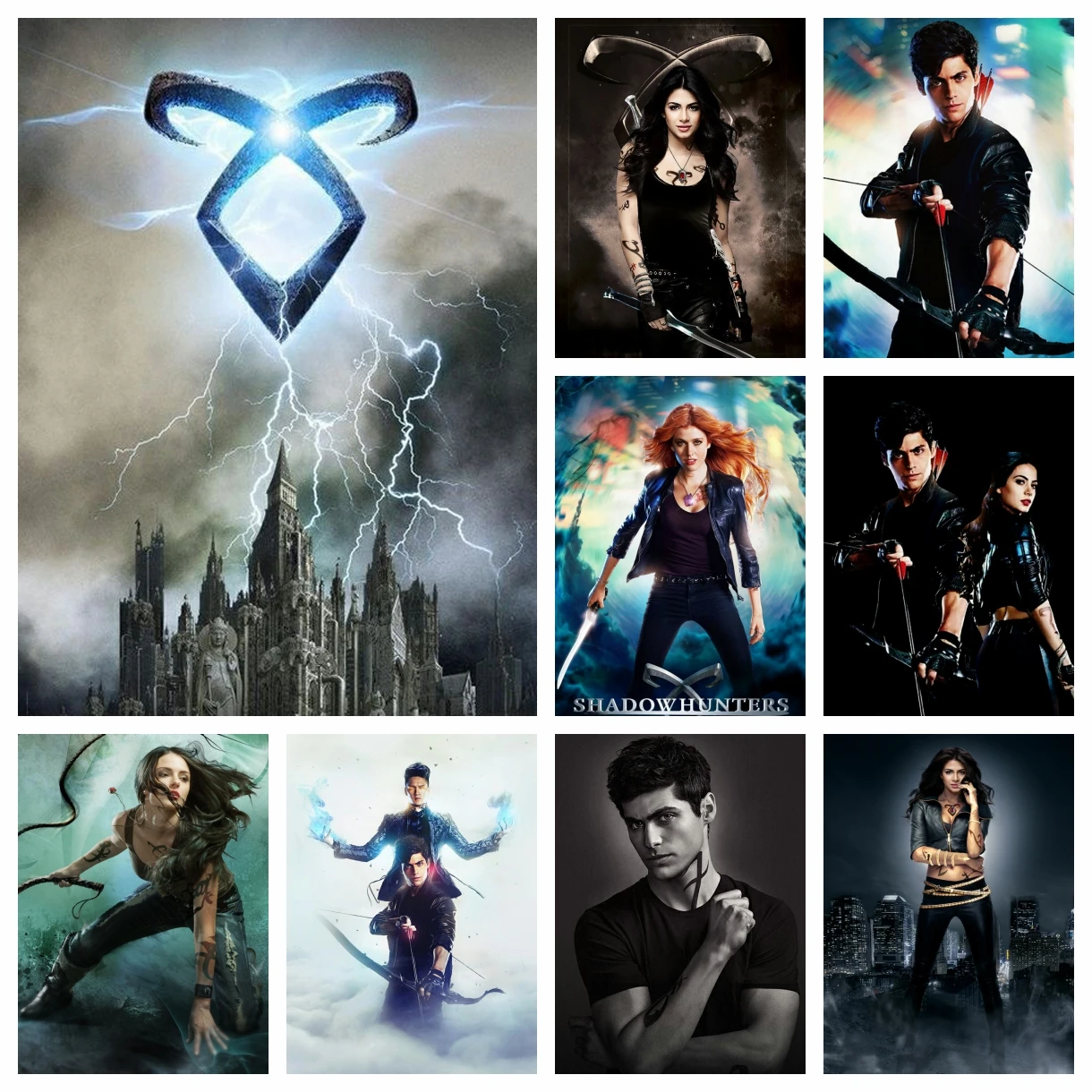 Shadowhunters Poster Diamond Embroidery Painting TV Series Show Cross ...