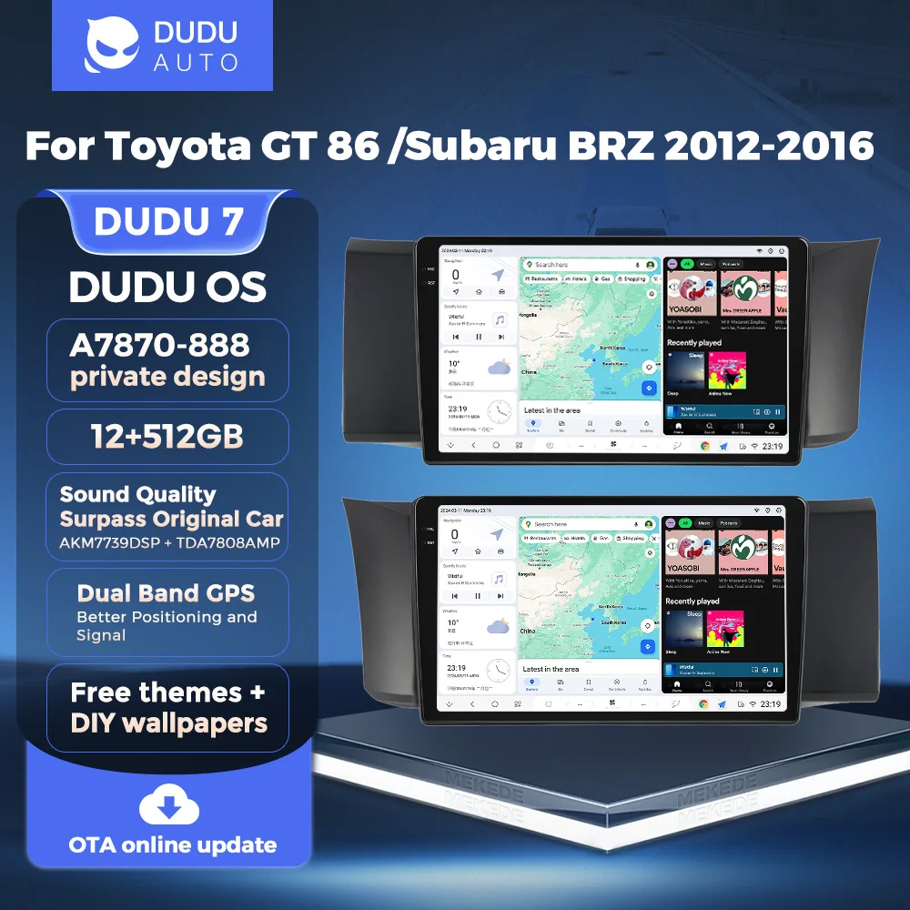 DUDUAUTO-DUDU7-12-512GB-A7870-2K-Android-13-Car-Multimedia-Radio-Car ...