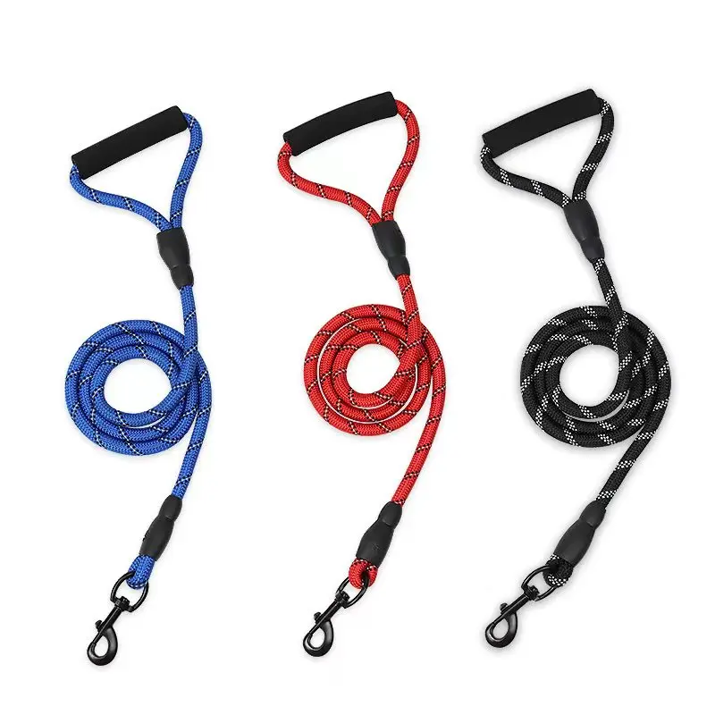 Pet-Leash-Reflective-Medium-Large-Dog-Leash-Explosion-Nylon-Rope-Dog ...