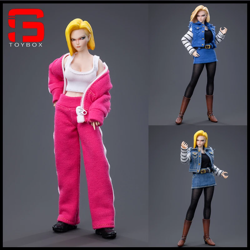 CDtoys-CD048-1-12-Scale-Android-18-Head-Sculpt-Costume-Clothes-Model ...