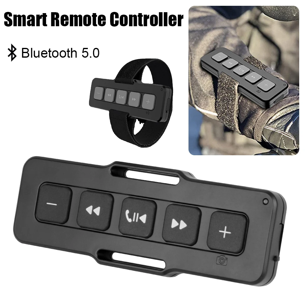 Waterproof-Bluetooth-Buttons-Car-Steering-Wheel-Switch-Motorcycle ...