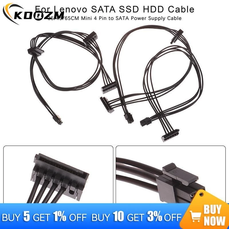 MINI-4-Pin-Turn-1-2-3-SATA-Power-Supply-For-Lenovo-Main-Board-Interface ...