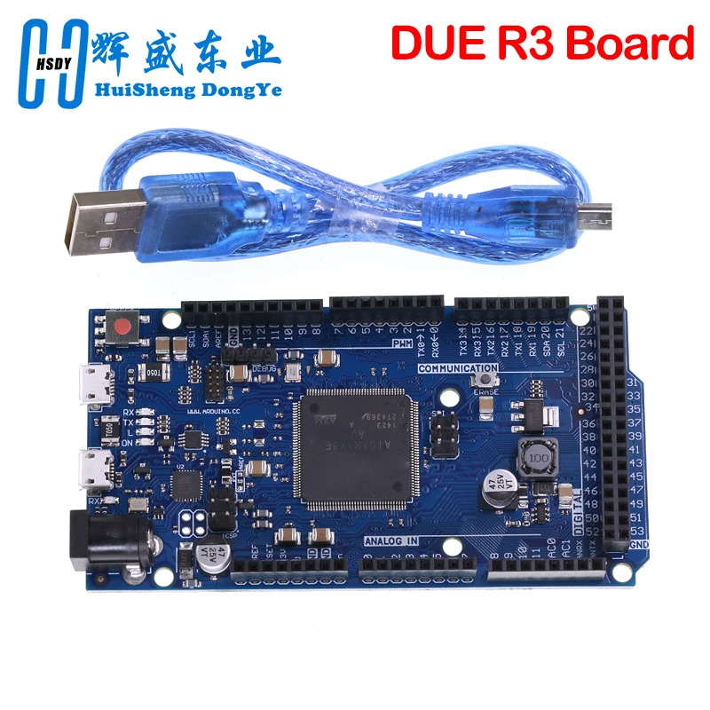 Official Compatible DUE R3 Board SAM3X8E 32-bit ARM Cortex-M3 ...