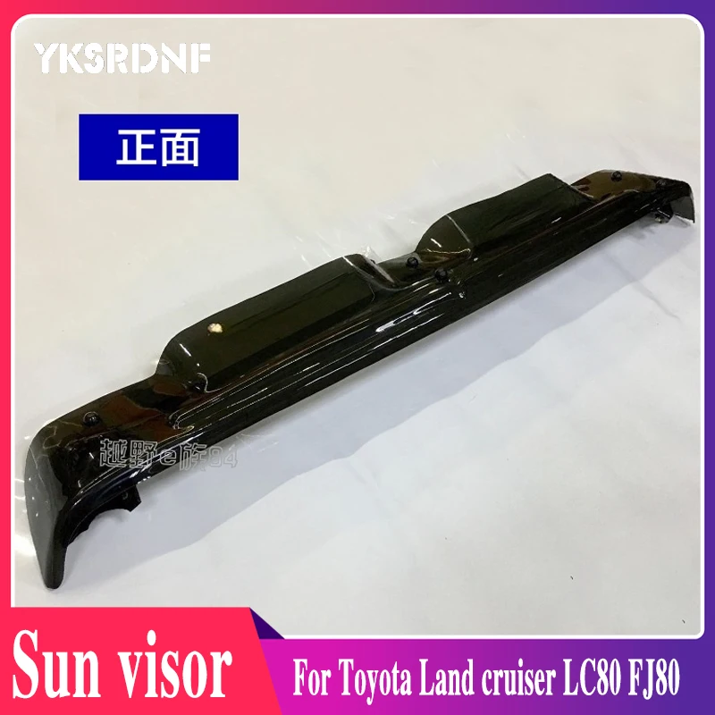 For Toyota Land cruiser LC80 FJ80 translucent PVC front spoiler Sun ...