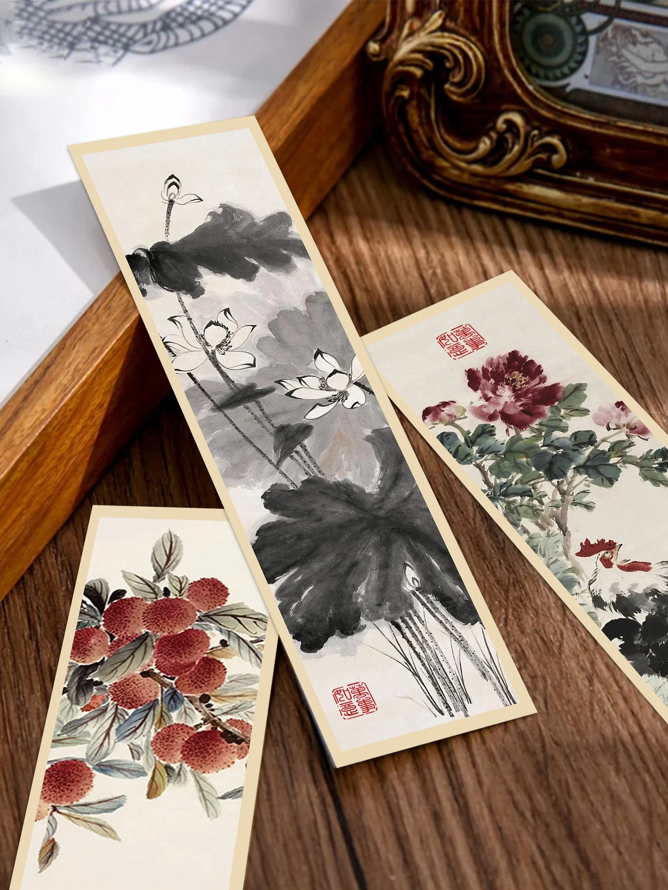 30pcs-Chinese-painting-style-bookmark-Chinese-ink-painting-Reading ...