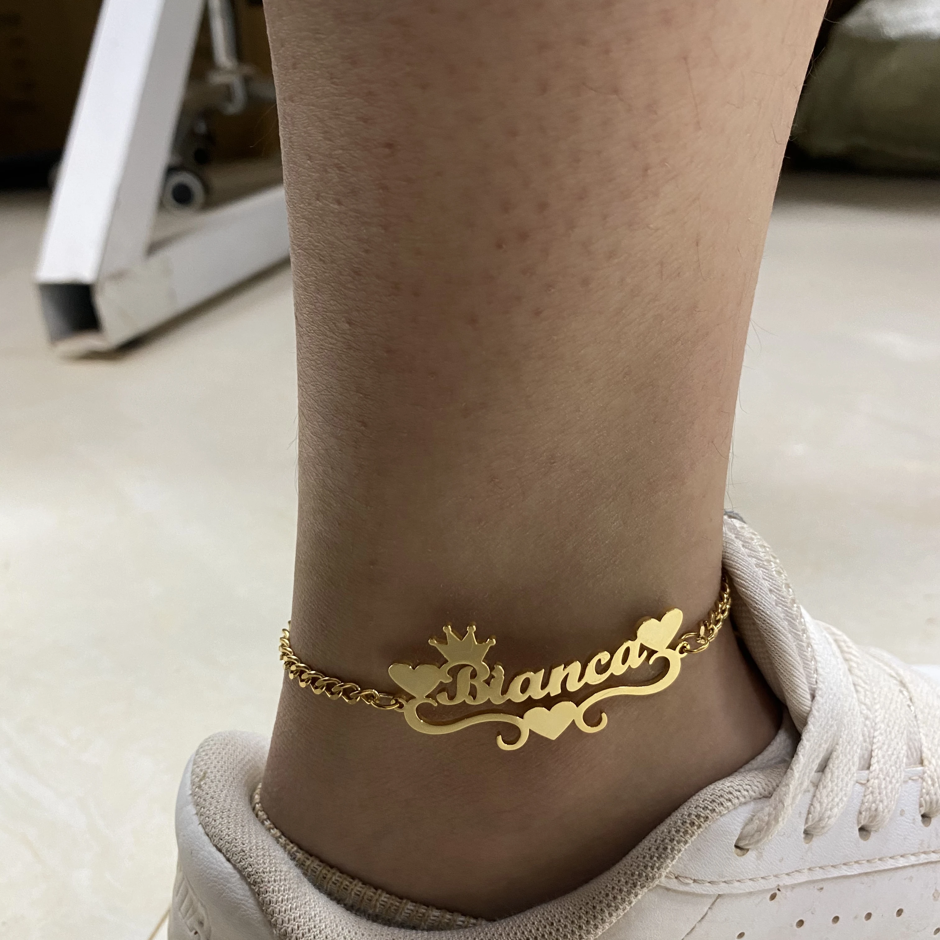 Stainless Steel Custom Name Anklets For Women Personalized Anklet with ...