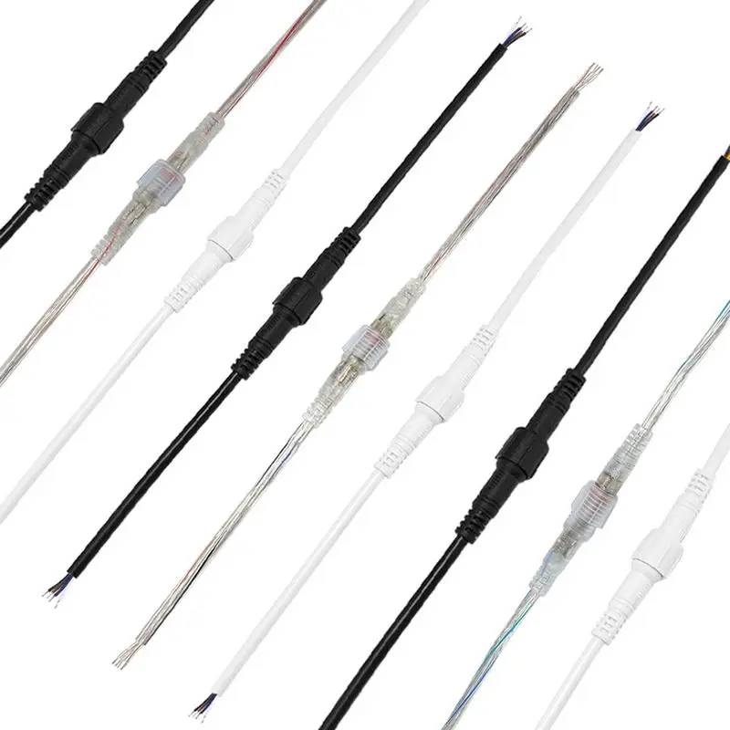2 Pins Connectors Wires Waterproof Led | Led Waterproof Connector Cable ...