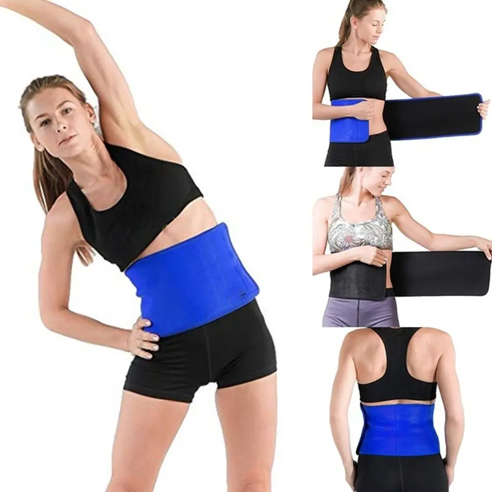 Sport-Waist-Support-Men-Women-Fitness-Waist-Protect-Belt-Belly-Burn-Fat ...