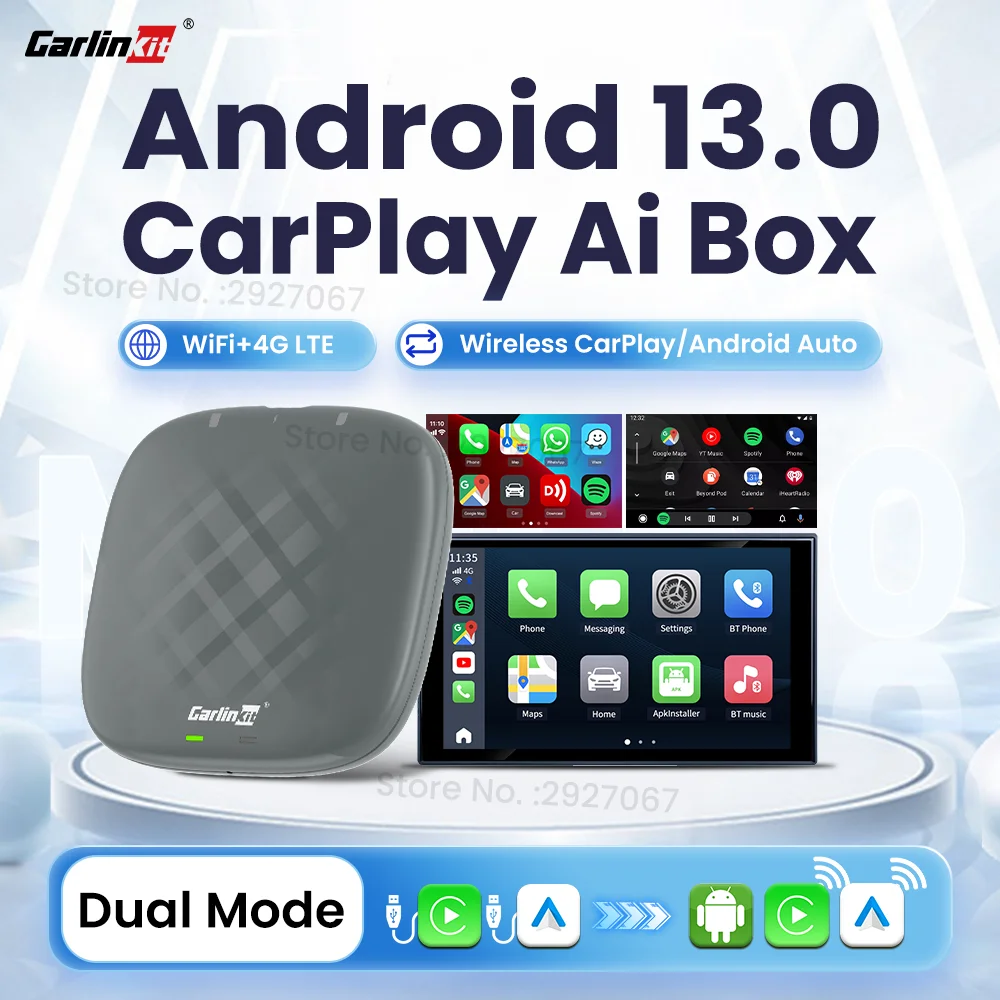 CarlinKit Ai Box CarPlay Android 13 TV Box SM6115 Wireless CarPlay ...