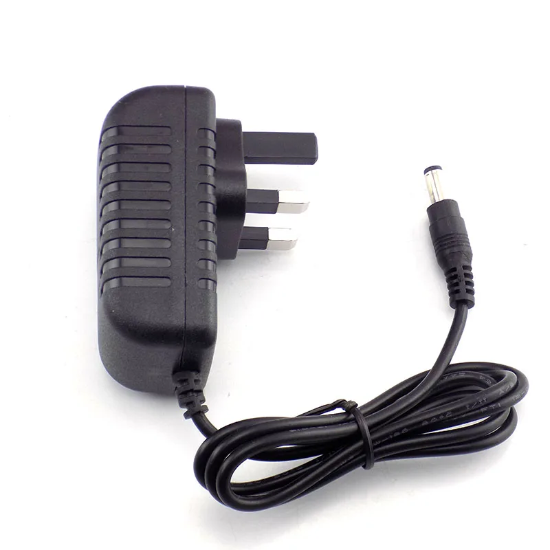 Universal 100-240V 12V 2A CCTV IP Camera LED Strip UK Plug Charger AC ...
