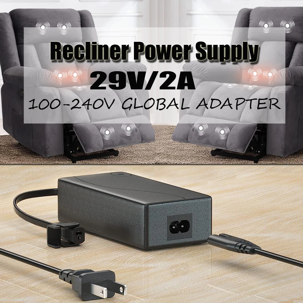 Acdc Adapter 100-240v 50 60hz Electric Recliner Power Adapter 29V 2.0A ...