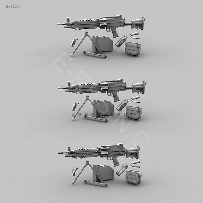 1-35-Resin-model-kits-figure-colorless-and-self-assembled-2-guns ...