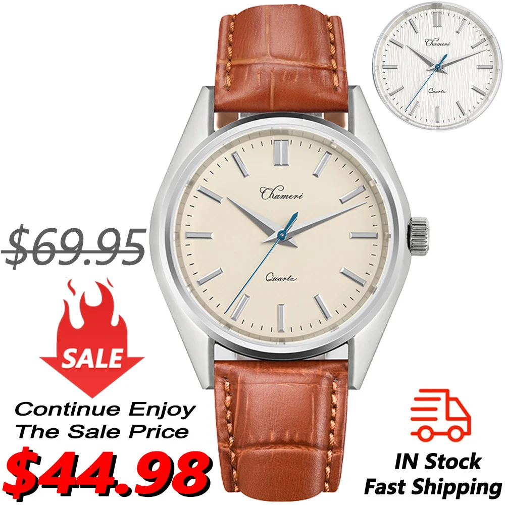 Chameri-GS02-Watch-VH31-Quartz-Movement-50m-Waterproof-Luxury ...