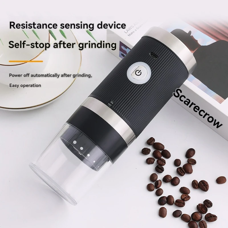 Portable Electric Coffee Grinder USB Charging 1500MAH Wireless Fully ...
