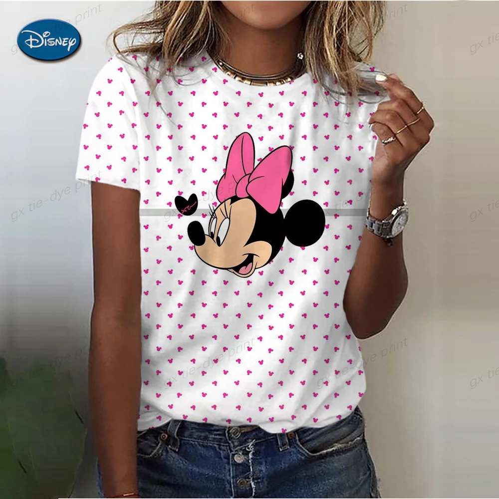 Disney Camiseta con estampado de Mickey Mouse para mujer, camisa ...