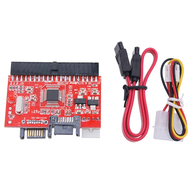 IDE para SATA HDD Adapter Card, Serial para Paralelo SATA ao Conversor ...
