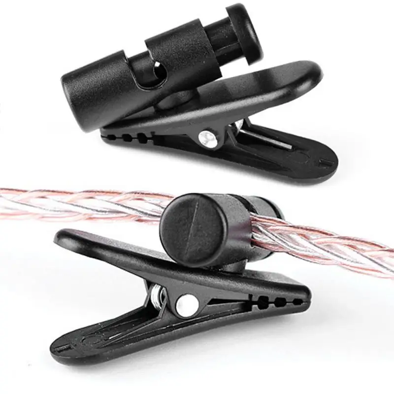 360-Degree-Rotatable-Earphone-Cable-Cord-Headset-Clamp-Collar-Wire ...