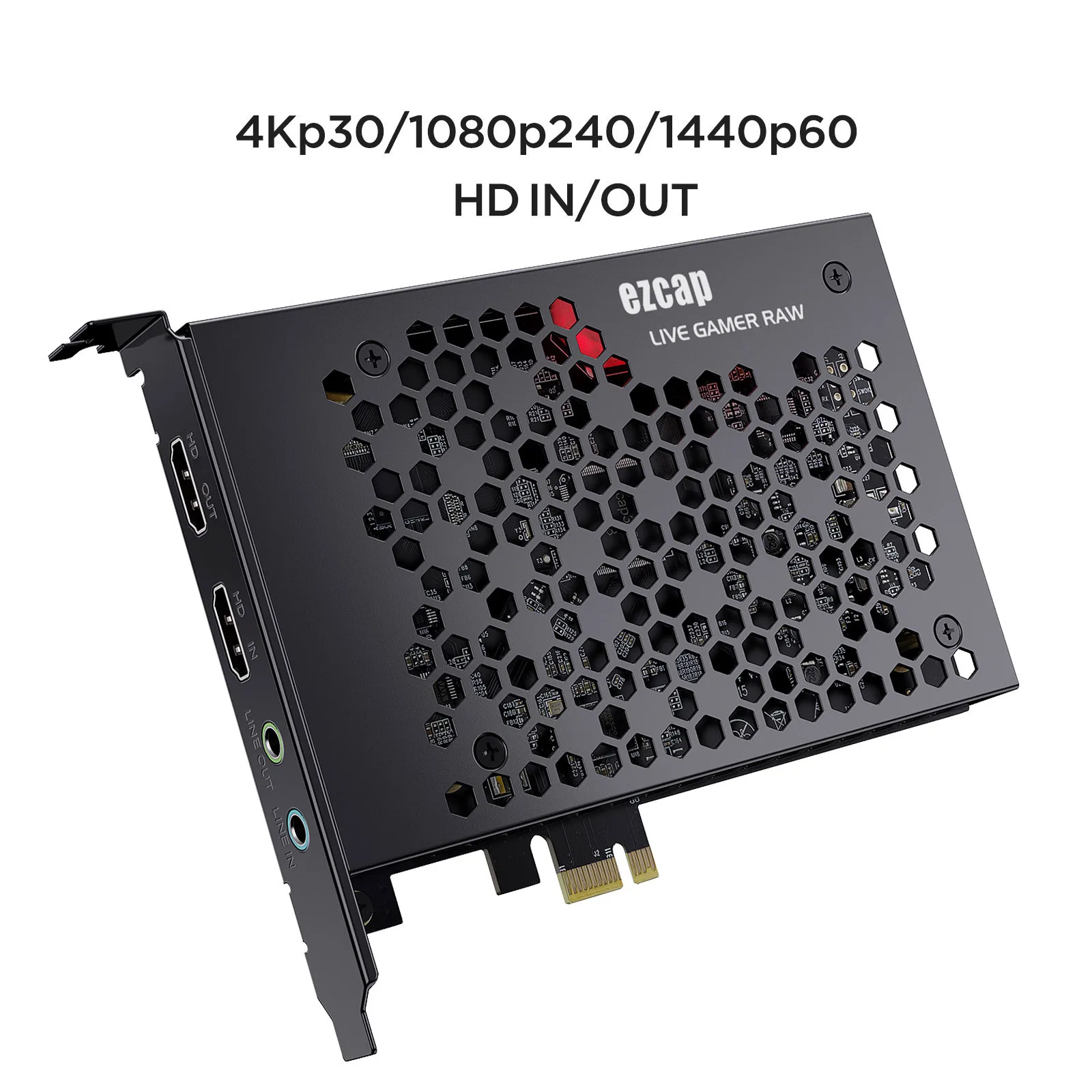 Ezcap324B-Carte-de-capture-de-jeu-vid-o-PCIE-Raw-Gamer-enregistrement ...