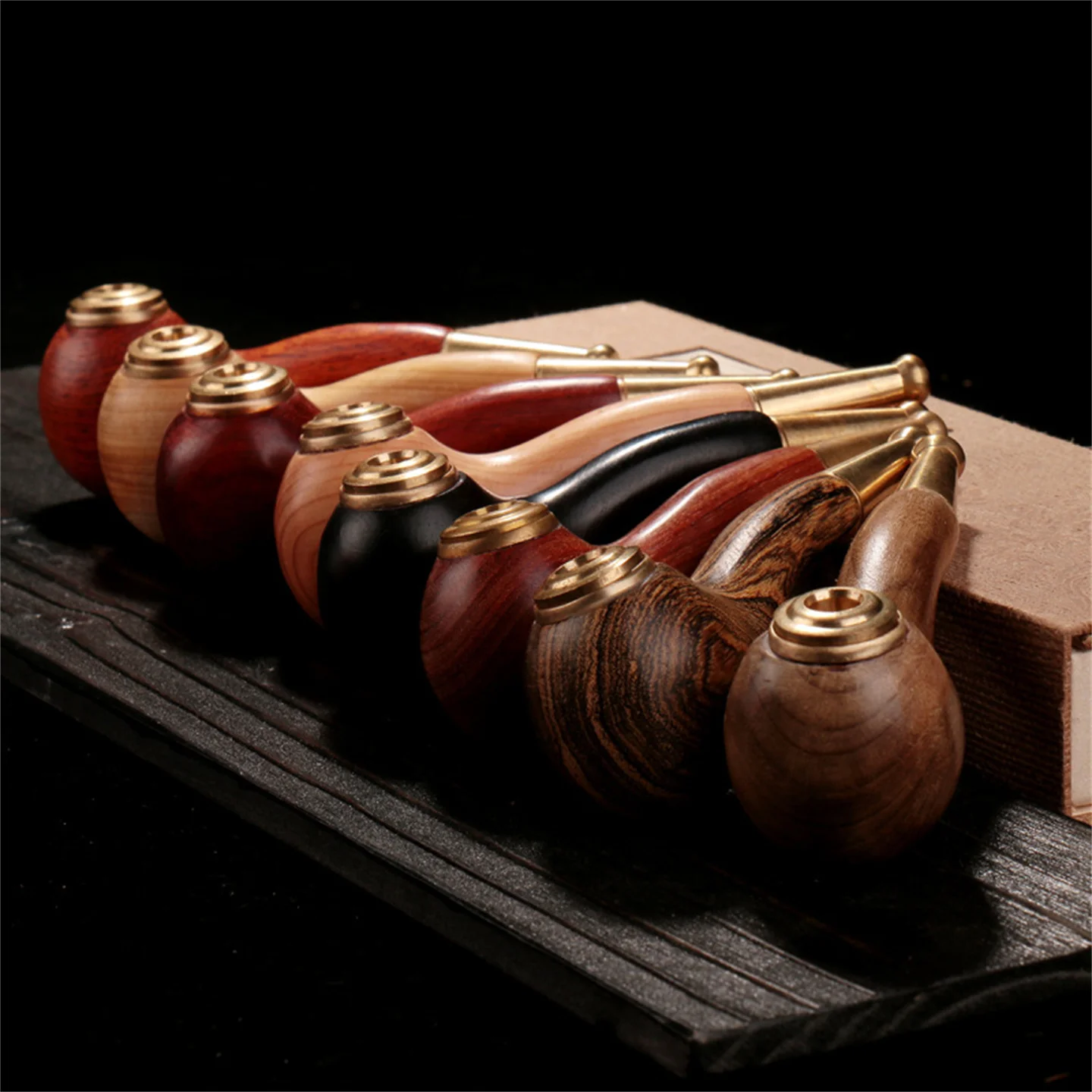 2-In-1-Used-Solid-Wood-Pipe-For-Cut-Tobacco-And-8mm-Cigarette-Retro ...