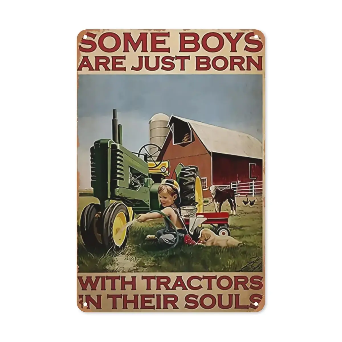 Ranch-Boy-Tractor-Poster-Metal-Tin-Sign-Some-Boys-Have-Tractors-When ...
