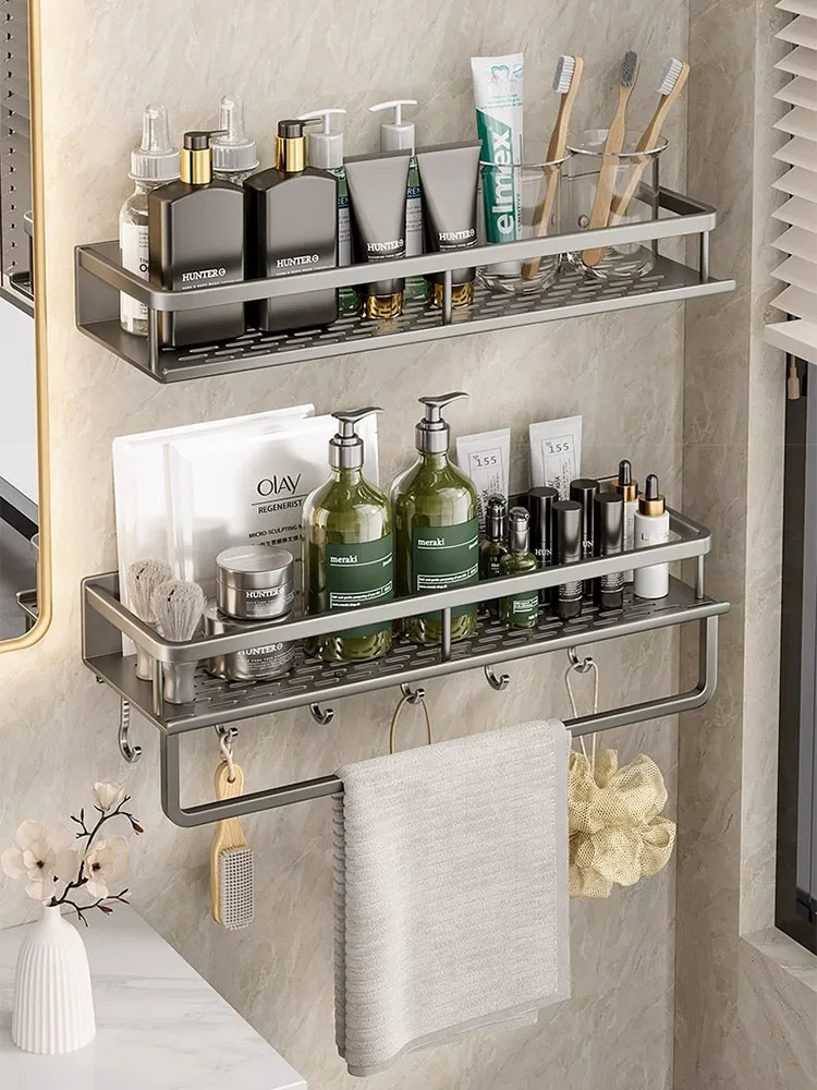 Toilet-storage-rack-without-punching-high-end-towel-rack-washroom ...