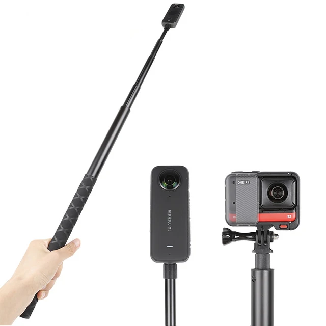 360 Camera Pole Carbon Fiber Selfie Stick For Insta360 - Extends From ...
