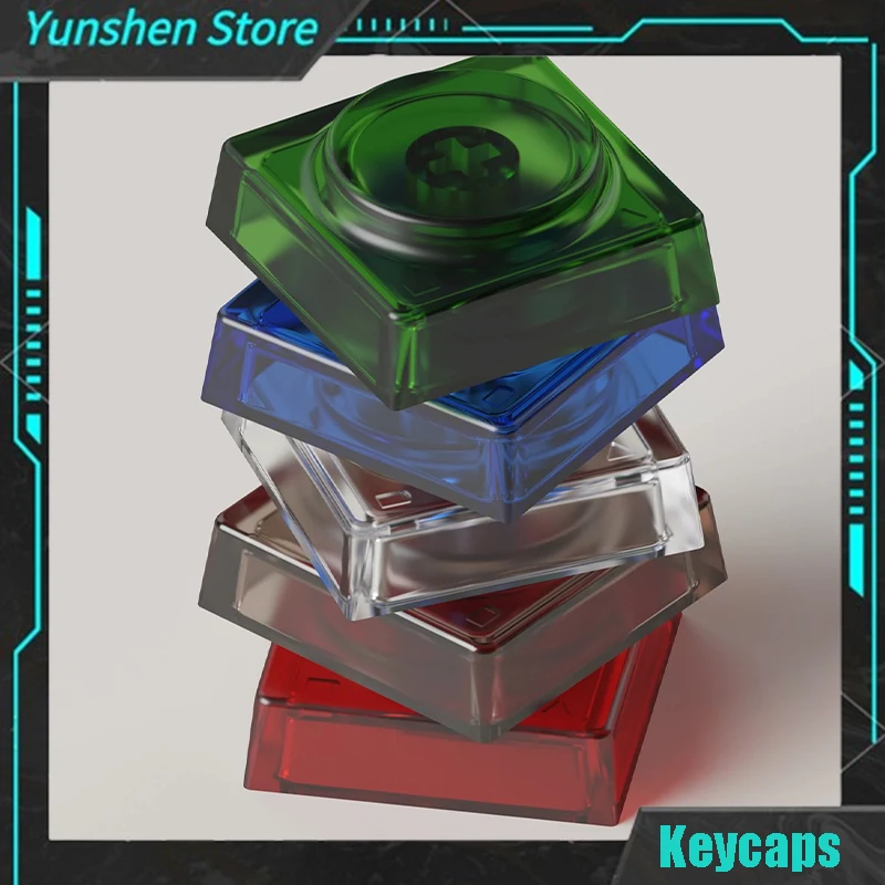 Toy-Keycaps-Set-Transparent-Frosted-Building-Block-Keyboard-Cap-Pbt ...