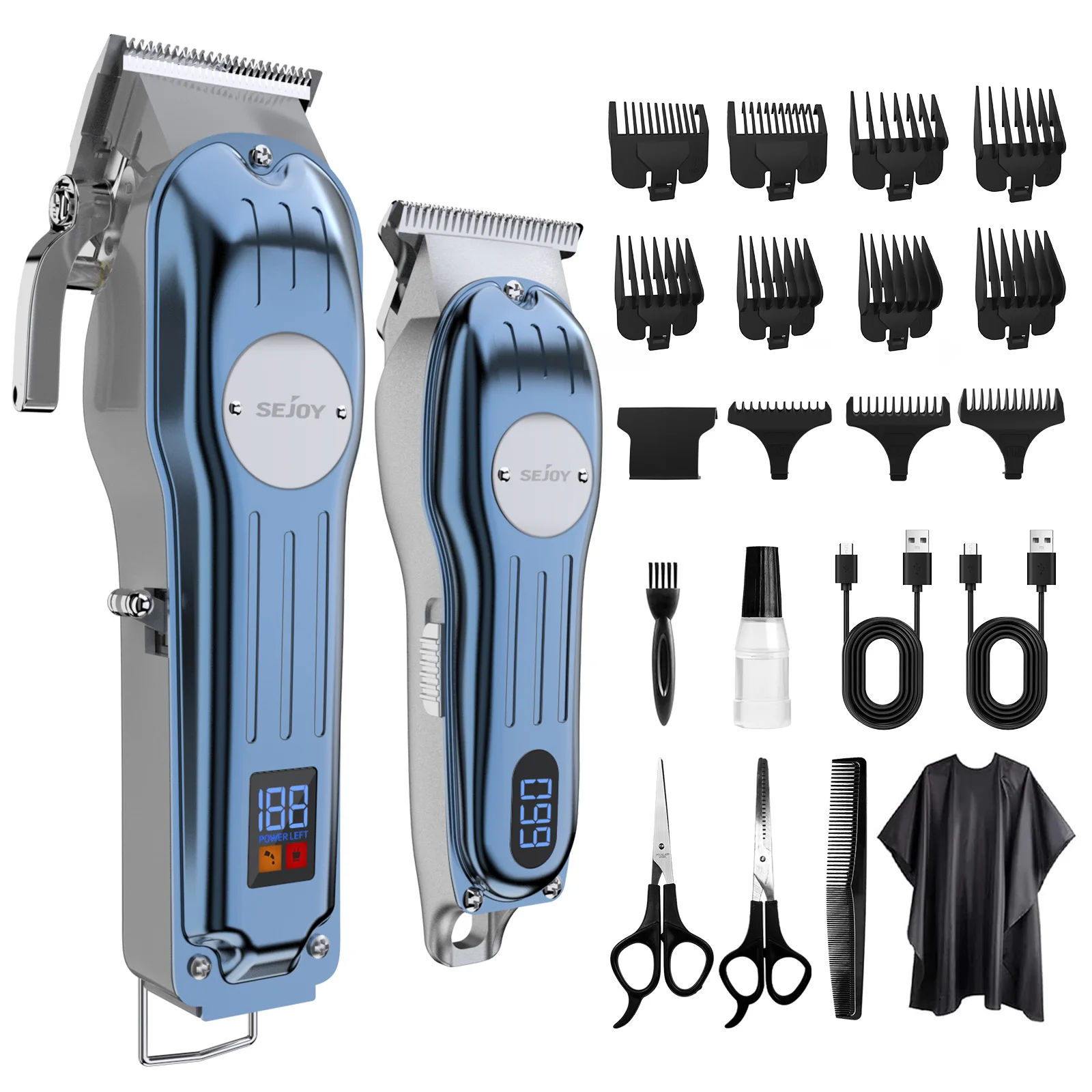 Professional-Combo-Kits-Hair-Clipper-Electric-Powerful-Hair-Trimmer-For ...