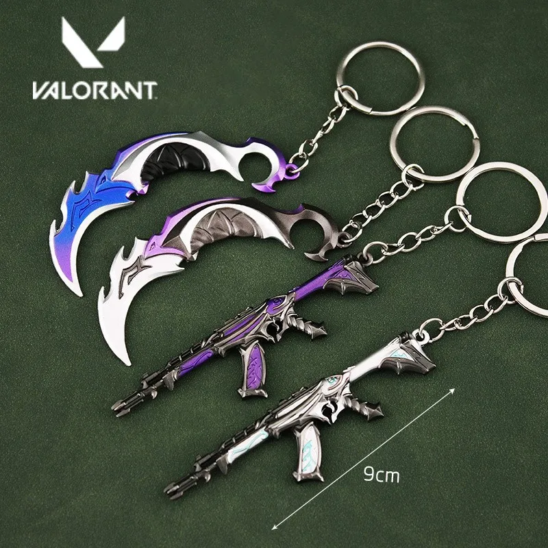 Valorant Knife Game Keychain Sword Weapon Samurai Sword Pocketknife ...