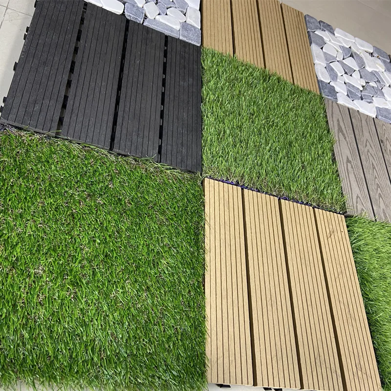 Deck Over Grass Squares