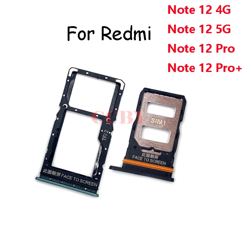 For-Xiaomi-Redmi-Note-12-Pro-Plus-4G-5G-SIM-Card-Tray-Slot-Holder ...