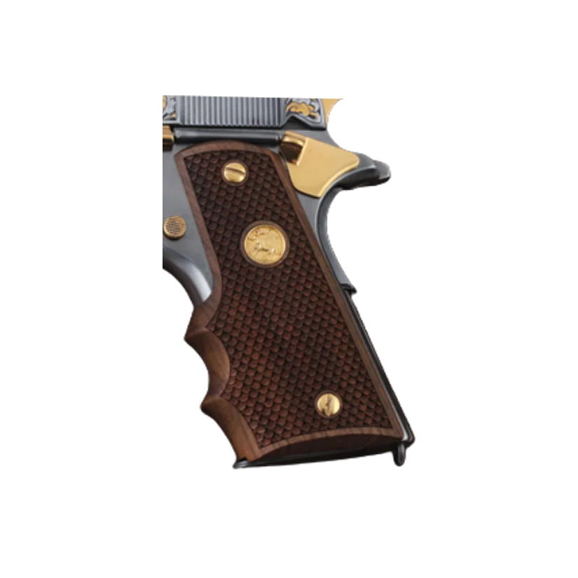 KSD Brand Colt 1911 FIT Model Compatible Walnut Grips Dragon Skin