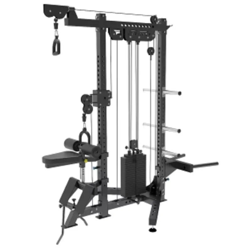 Steel Pin Loaded Lat Pulldown & Back Extension Machine Commercial ...
